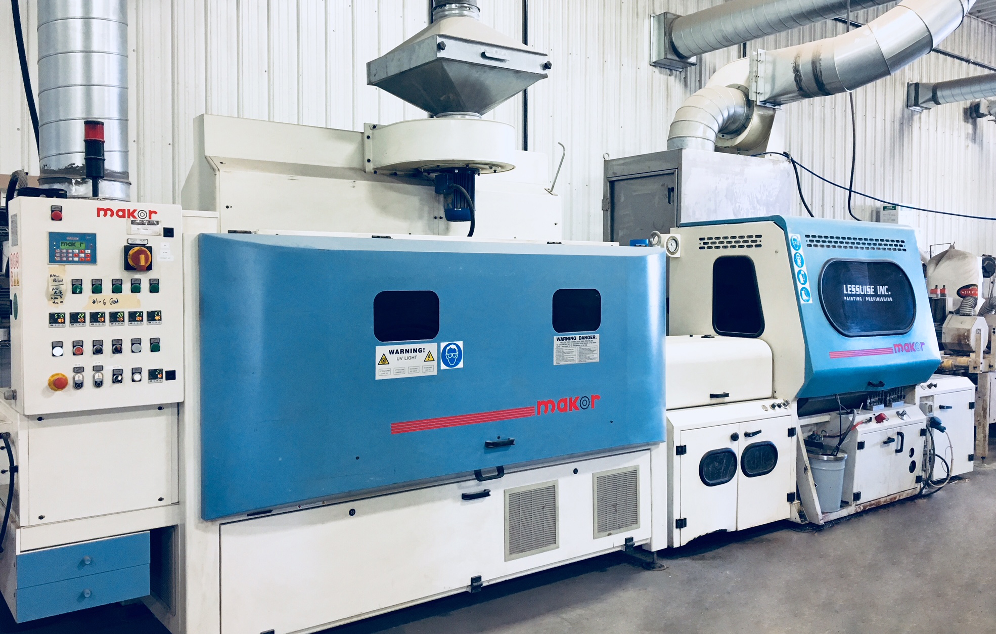 UV Finishing | Lessuise Inc. Painting / Prefinishing